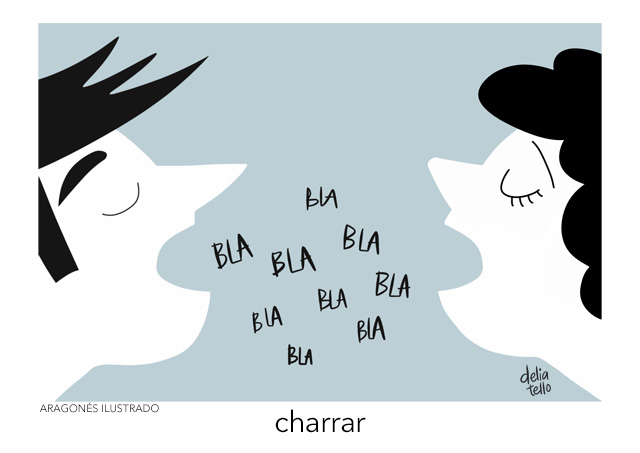 Aragonés ilustrado - Expresiones aragonesas ilustradas por Delia Tello